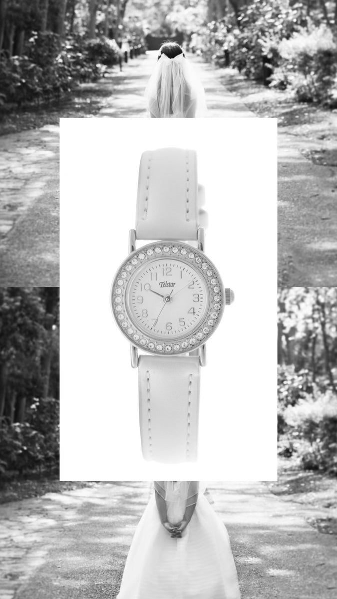GIRLS CZ FIRST HOLY COMMUNION WATCH – Markjosef Jewellers